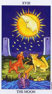 Moon as Yes or No (Upright & Reversed) Tarot Card Meaning – Sibyl Tarot