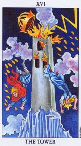 Tower as a Message (Upright & Reversed) Tarot Card Meaning – Sibyl Tarot