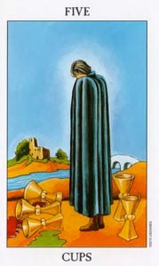 Five of Cups as Feelings in Love & Relationships (Upright & Reversed ...
